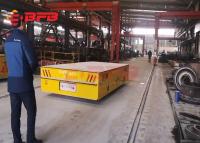 China Self Propelled Trackless Transfer Cart Material Handling Trolleys 40 Tons With Battery for sale