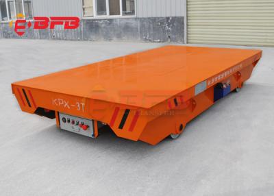China Warehouse Track Self Loading Motorized Transfer Trolley for sale