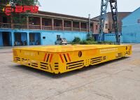 China SGS Battery Solid Wheels 20m/Min 65T Rail Transfer Cart for sale