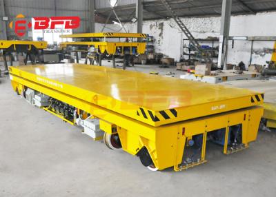 China 20T RGV Rail Shuttle Battery Operated Cart For Warehouse Logistics for sale