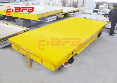 China SGS 16 Ton Cable Drum Motorised Rail Trolley For Steel Plant for sale