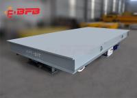 China Railway Cable Powered 10T Flat Material Transfer Carts For Cleaning Room for sale