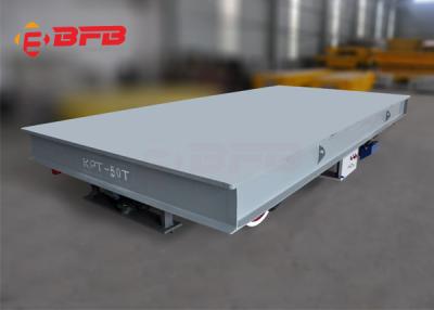 China Railway Cable Powered 10T Flat Material Transfer Carts For Cleaning Room for sale