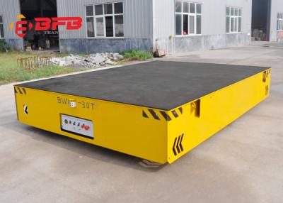 China Omni Directional 25T Trackless Motorized Transfer Trolley For Mold Transportation for sale