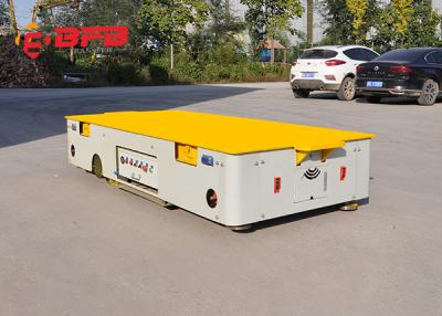 China Rechargeable Electric Platform Trackless Transfer Cart For Workshop for sale