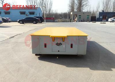 China 20t Battery Powered Trackless Transfer Cart Heavy Duty Warehouse Transporter for sale