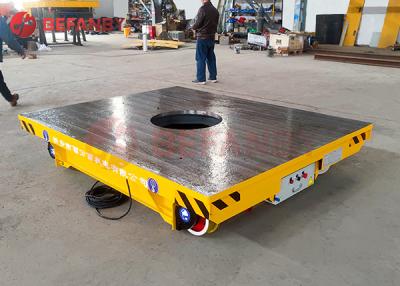 China Electric Transfer Rail Guide Shuttle Cart Mobile Cable 5t for sale