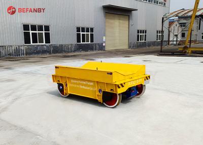 China Battery Powered Rail Coil Transfer Trolley For Plant 50 Ton for sale