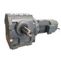China S Series Helical-Worm Gearmotor with 94%~98% Efficiency HT250 High-Strength Cast Iron and 20CrMn Ti Worm Shaft for sale