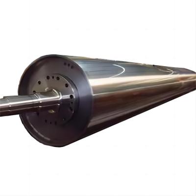 China Q345B Chrome Coating Cooling Roller with Double Shell Construction for Precision Film Shaping and Dynamic Balance G2.5 for sale
