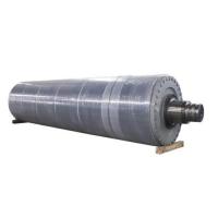 China Paper Machine Grooved Press Roll Rubber Coated for Dewatering Effect at 2000m/min Speed for sale
