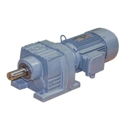 China R57 Helical Gear Reducer with Motor for Food Machinery Featuring 92%-97% Efficiency and IP55 Protection for sale