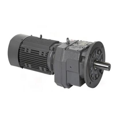 China R67 Series Helical Gearmotor with IP55 Protection 92%-97% Efficiency and VG220 Lubricant for Industrial Machinery for sale