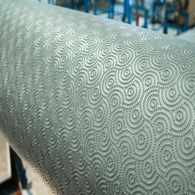 China Abrasion Resistant Embossing Roller for Napkin Paper with 45# Steel and HV1100/HRC62 Hardness for sale