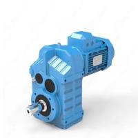China F77 Series Flange Mounted Helical Geared Motor Reducer with HT250 Cast Iron and 20CrMo Alloy Steel for IP55 Protection for sale