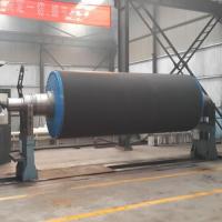 China Carbon Steel Vacuum Suction Press Roll with 12500mm Maximum Face Length and 2000m/min Maximum Speed for Paper Machines for sale