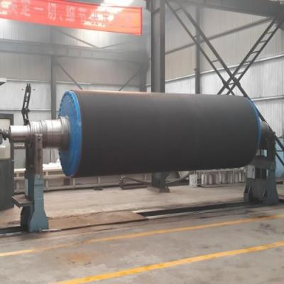 China Carbon Steel Vacuum Suction Press Roll with 12500mm Maximum Face Length and 2000m/min Maximum Speed for Paper Machines for sale