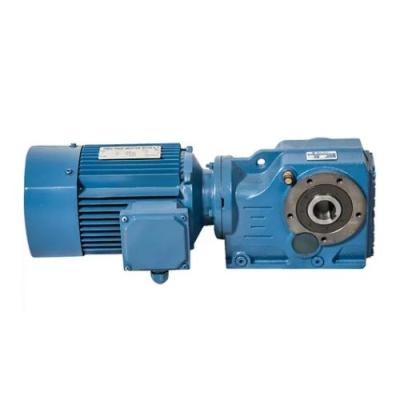 China KAF37 Series Hollow Output Shaft Helical Bevel Gearbox with Input Power 0.18 kW to 3 kW and Gear Ratio 5.36 to 106.38 for sale