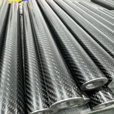 China High Strength Carbon Fiber Guide Roller with Corrosion Resistance and Light Weight for Lithium Battery Production for sale