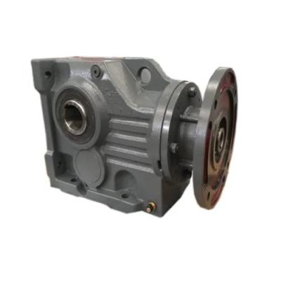 China KF67 Model Solid Shaft Right Angle Speed Reducer Helical Bevel Gearmotor for Industrial Machinery for sale