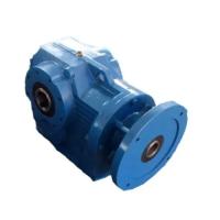 China KAF157 Double Flange Mounted Helical Bevel Gearmotor with 94% to 96% Efficiency for Industrial Machinery and 11 kW to 160 kW Input Power for sale
