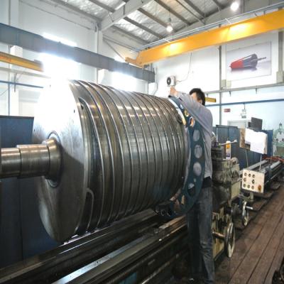 China Fog Surface Treatment Casting Roller with Φ1600mm Diameter and ≤0.005mm Cylindricity for Precision Film Cooling for sale