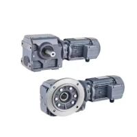 China Flange Mounted S Series Helical Worm Gearmotor SAF37-SAF97 with 90-4000 N*m Torque and 6.8-286.4 Gear Ratio for Industrial Applications for sale