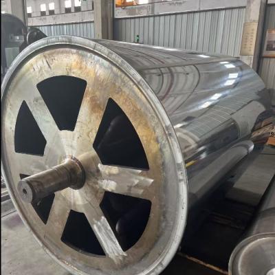 China Film Vacuum Metalizer Cooling Roller with Q345 Material Dynamic Balance G2.5 and Vacuum Test 4x10^-4Mpa for sale