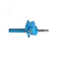 China J010 Screw Jack Gearbox with Foot Mounted Base Support and Aluminium Bronze Worm Wheel for Industrial Machinery for sale