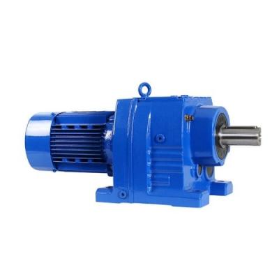 China High Torque R Series Straight Shaft Helical Gearbox Speed Reducer with RF17~RF167 Size and 70~830 N*m Torque for sale