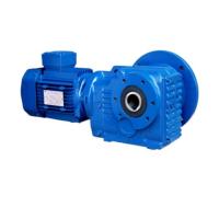 China Right Angle K Series Helical Bevel Gearmotor with HT250 High-Strength Cast Iron and 20CrMo Alloy Steel for 0.12~200 kW Applications for sale