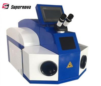 China DMS Microscope Jewelry Laser Welder 1064nm Wavelength One Year Warranty for sale