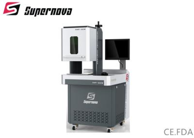 China Closed Type Fiber Laser Marking Machine 100x100 mm Engraving Area for Jewellers for sale