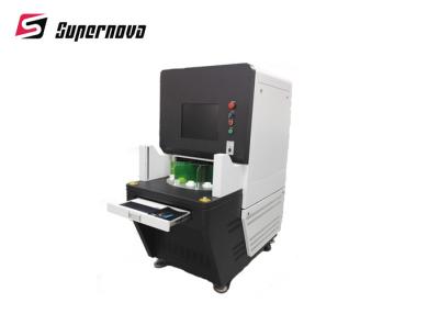 China 20W Metal Plastic Bottle Fiber Laser Marking Machine For Plastic Caps for sale