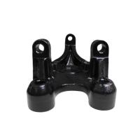 China Middle Bridge Steel Plate Shock Absorber Bracket LH RH Iron for Heavy-duty Truck for sale