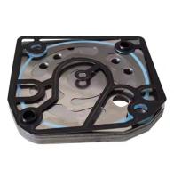 China TRUCK SPARE PART AIR COMPRESSOR CYLINDER HEAD VALVE ASSEMBLY WITH GASKET A1100320650 for sale
