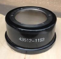 China 43512-1193 HEAVY-DUTY BRAKE DRUM OEM CAST IRON CONSTRUCTION FOR HINO TRUCKS for sale