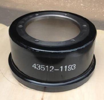 China 43512-1193 HEAVY-DUTY BRAKE DRUM OEM CAST IRON CONSTRUCTION FOR HINO TRUCKS for sale