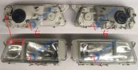 China 1-82110394-2 / 1-82110445-0 FRONT HEADLIGHT ASSY WITH REGULATOR FOR ISUZU TRUCKS for sale