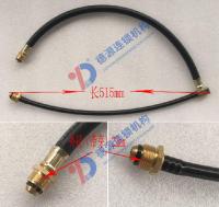 China A0004204348 PREMIUM BLACK RUBBER FRONT BRAKE HOSE, 2ND AXLE FOR BENZ TRUCKS for sale