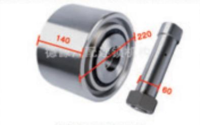 China 220*140MM SHAFT 60MM MIXER TRUCK UNIVERSAL BALL DRUM ROLLER for sale