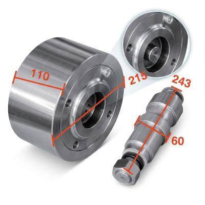 China 215-110/124MM SHAFT 60*243MM MIXER TRUCK UNIVERSAL BALL DRUM ROLLER for sale