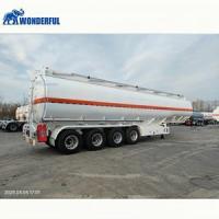 China Custom Eco Friendly Crude Palm Oil Diesel Tank Axles Specifications Gasoline Tank Gallons Hold Pull Behind Asphalt Jet Fuel Tanker Semi Trailer for sale