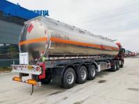 China Quad Axle Litre Heavy Duty Vintage Weight Wrap Width Carry Vehicle Volume Vessel Petrol Liquid Water Fuel Station Oil Tank Tanker Semi Trailer for sale