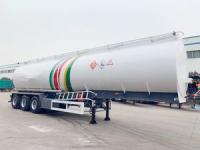 China High Bearing Capacity Vapor Recovery Systems Multi Compartments Petroleum Products Transport Fuel Tanker Trailer for sale