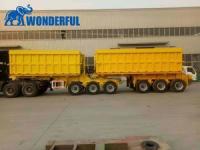 China Customer Requirements Superlink 3 4 Axle Air Mechanical Suspension Heavy Duty Cargo Transport Hydraulic Truck Semi Trailer Drop Dump Dumper Side Tipper for sale