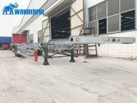 China Cheap Price 2 3 4 Axles Air Mechanical Suspension Gooseneck 12 Twist Lock 20feet 40FT 45FT Container Truck Skeletal Chassis Framework Skeleton Semi Trailer for sale