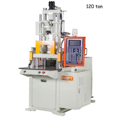 China 120T Vertical Fully Automatic Sliding Fishing Soft Plastic Lure Injection Machine 2 Rigs for sale