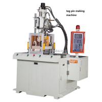 China Vertical Injection Molding Tag Pin Making Machine with Servo Turntable 100% Precision for sale