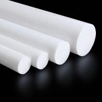 China Extruded Pure White PTFE Rods Customized Size Corrosion Resistant for sale